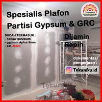 Review 2 sisi Partisi GRC Gypsum Sekat Dinding GRC Gypsum volume 8 ...
