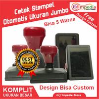 Review Cetak Stempel Otomatis Ukuran Jumbo | Cetak Stempel Flash Custom ...