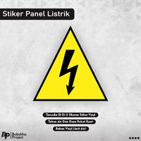 Review Stiker Panel Listrik Segitiga / Sticker Danger Panel Listrik ...