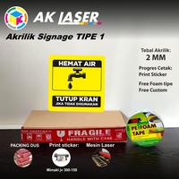 Jual Acrylic Signage Terlengkap - Harga Grosir & Murah Mei 2025