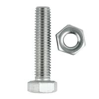 Review Baut Mur Besi Galvanis M8 x 35 BMP m8x35 Hex Bolt Nut Besi ...
