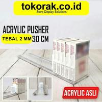 Review RAK ROKOK ACRYLIC PUSHER 30CM OTOMATIS TOKO MINIMARKET ...