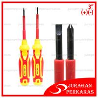 Review PAKET 2 SET ATS 3 INCH OBENG LISTRIK PLUS MINUS ELECTRIC ...