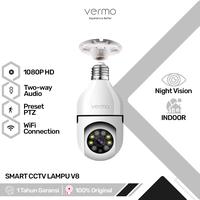 Review Vermo CCTV Lampu V8 3MP CCTV WIFI V380 Kamera CCTV E27 Interface ...