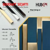 Jual Plat Stainless Gold Terlengkap - Harga Murah Januari 2025 & Cicil 0%