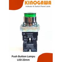 Review Push Button Lamp 22mm - KINOGAWA - Iluminated Push Lamp - Green ...