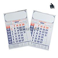 Review Kalender Dinding Polos Tahun 2024 / Calendar Lembaran 12 Bulan ...