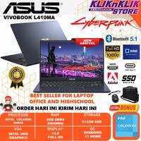 Review Laptop Asus Vivobook l410ma N4020 4GB 512GB SSD 14 fhd win11 ...