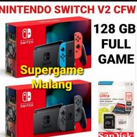Review Nintendo Switch V2 CFW Oled Neon Grey White Putih V 2 Console ...