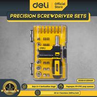 Review Deli Precision Screwdriver Set / Obeng Presisi 30pcs/set DL1130 ...