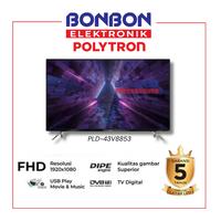 Jual Tv Led Polytron 43 Terlengkap - Daftar Harga Mei 2025 & Cicilan 0%