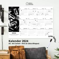 Review Paket kalender 2024 bund3 makna dimensi aesthetic kalender ...