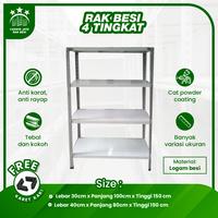 Jual Rak Besi 4 Tingkat Terbaik - Harga Murah April 2024 & Cicil 0%
