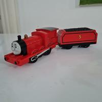 Review Trackmaster 1 Mattel - Talking James (plarailcomp) | Tokopedia
