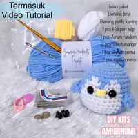 Review DIY Crochet Baby Penguin Kit - Paket DIY Kits Crochet - Paket ...