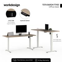 Review Workdesign - Tota Natu TT160 Meja Kerja Elektrik dg Adjustable ...
