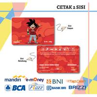 Review KARTU EMONEY MANDIRI BCA BNI BRI GAMBAR DRAGON BALL GOKU - 2 ...