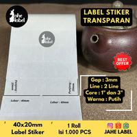 Jual Transparent Sticker Terlengkap - Harga Grosir & Murah April 2025