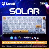 Review Koodo Solar 75% Mechanical Gaming Keyboard Wireless With Knob ...