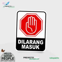 Jual Sticker Dilarang Masuk Terlengkap - Harga Grosir & Murah Maret 2024