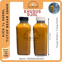 Review Botol Kick Square 500 ml / Botol Plastik 500ml SUPER TEBAL ...