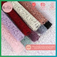 Review Kertas Buket Jaring Spider Flower Wrapping Korean Mesh Jala ...