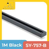 Review KAP LAMPU SOROT RELL TRACK / PLAFON REL HITAM PUTIH FITTING E27 ...
