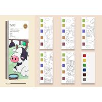 Review Buku Gambar Coloring Book Buku Mewarnai Paket Kuas Melukis ...