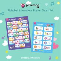 Review Pinkfong Alphabet and Numbers Poster Chart Set / Poster Dinding ...