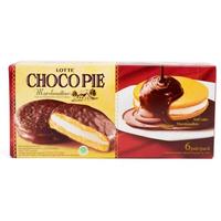 Review Lotte Chocopie Choco pie Marshmallow Coklat Cake box 6s - Normal ...