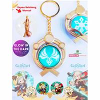 Review Gantungan kunci Vision Genshin Impact keychain ELECTRO Inazuma ...