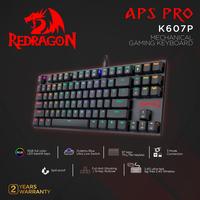 Review Redragon Mechanical Gaming Keyboard TKL RGB Ultra Low APS - K607 ...