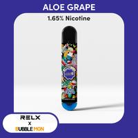 Review RELX Bubblemon Disposable Pod - Aloe Grape | Tokopedia