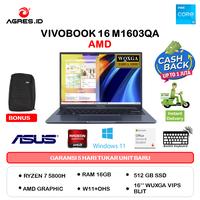 Review ASUS VIVOBOOK 16 M1603QA AMD RYZEN 7 5800H 16GB 512SSD W11+OHS ...