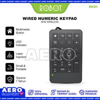 Review ROBOT Keyboard Numpad Numeric Keypad Wired RK01 USB Numerik ...