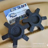 Review RUBBER coupling L-110 Lokal JAW Coupling karet coupling L 110 ...