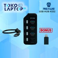 Review Rexus H332 USB Hub 3.1 7 Port Garansi Resmi | Tokopedia