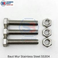 Jual Mur Baut Stainless Steel Terbaik - Harga Murah Januari 2025 & Cicil 0%
