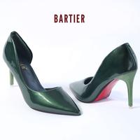 Review BARTIER - SEPATU KERJA WANITA HEELS 9CM - Green, 39 | Tokopedia