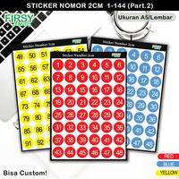 Jual Sticker Angka Terlengkap - Harga Grosir & Murah Oktober 2025