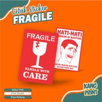 Review Sticker Fragile Stiker Pengiriman Barang Pecah Belah Free ...