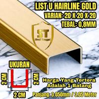 Jual List U Stainless Terlengkap - Harga Murah Februari 2024 & Cicil 0%