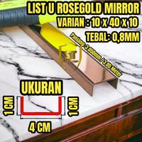 Jual List U Aluminium Terlengkap - Harga Murah Maret 2024 & Cicil 0%