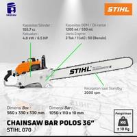 Jual Chainsaw Stihl 070 Terbaik - Harga Murah Juni 2024 & Cicil 0%