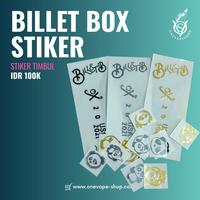 Jual Sticker Billet Box Terbaru - Harga Murah Juni 2024 & Cicil 0%