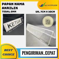 Review Acrylic Display SIGN HOLDER AKRILIK / ACRYLIC PAPAN NAMA MEJA ...