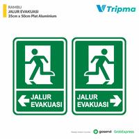Review Rambu - rambu Lalu Lintas Jalur Evakuasi | Tokopedia