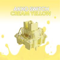 Review Akko V3 Cream Yellow Pro Linear Switch Mechanical Keyboard ...