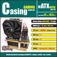 Review Casing PC Komputer GAMING Akrilik Acrylic / OPEN AIR / mATX ...