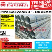 Jual Pipa Galvanis 3 Inch Murah - Harga Terbaru 2024